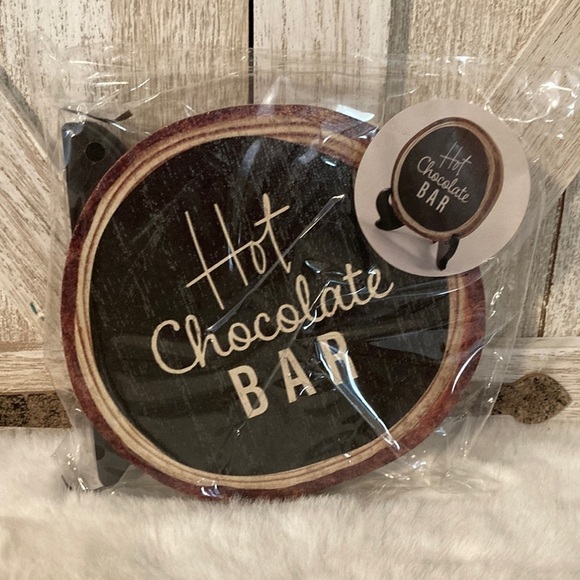 Target | Holiday | Target Bp 222 Wooden Hot Chocolate Bar Sign | Poshmark